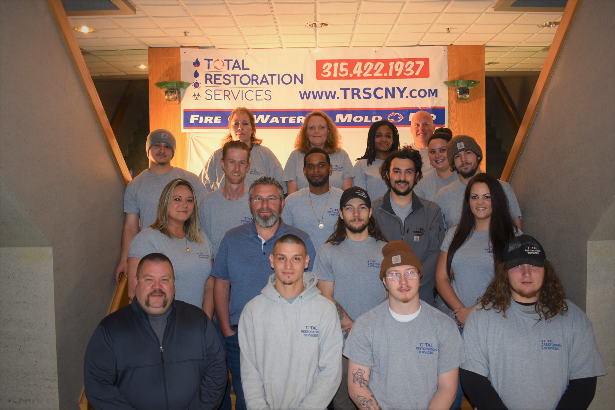 Meet Total Restoration Services' Staff & Bucky | Total Restoration Services